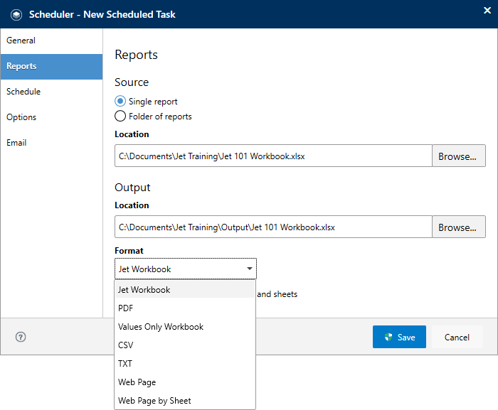 Jet Reports 101 - Scheduling Reports with Jet Scheduler