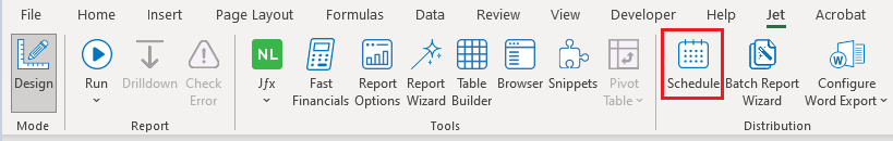 Jet Reports 101 - Scheduling Reports with Jet Scheduler